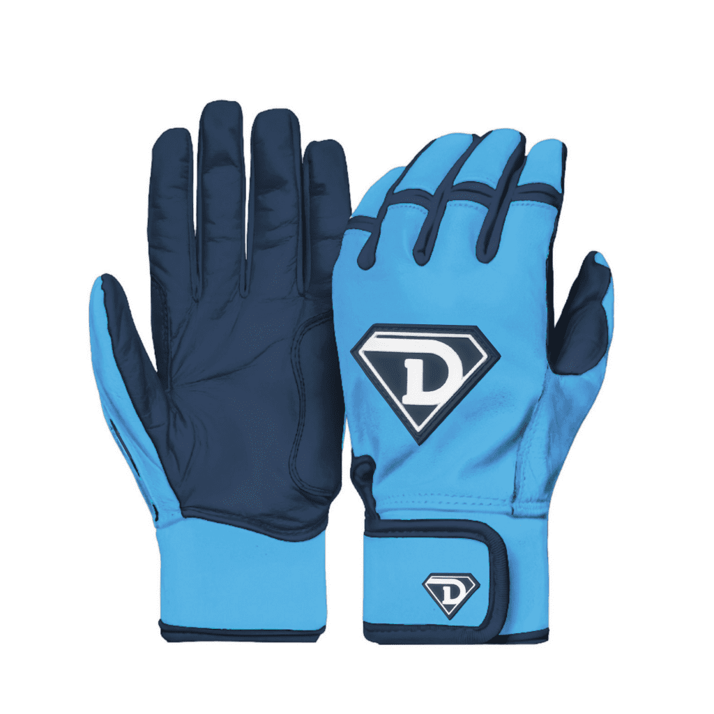 D1 Premium Batting Gloves | Carolina - Blue/Navy - with Patented Dinger ...