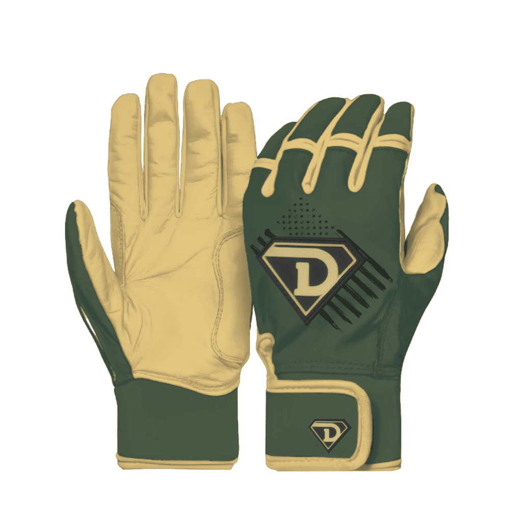 D1 Premium Batting Gloves | The Tanks - Military Green/Beige for ...