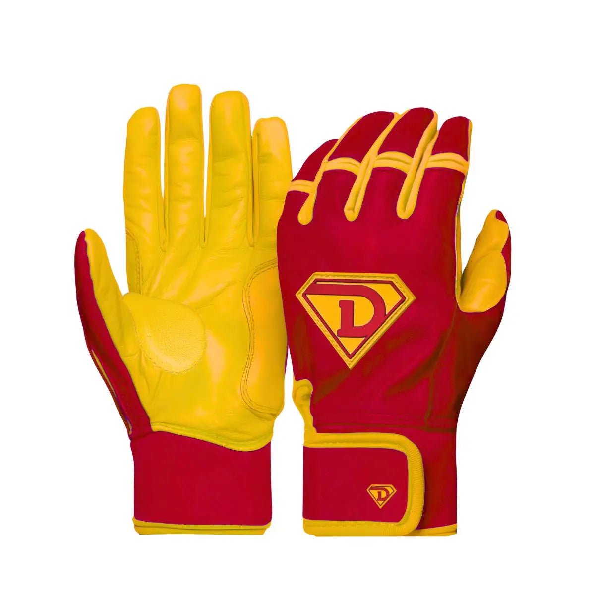 D1 Premium Batting Gloves | Flamez - Red/Yellow - Ignite Your Game with ...